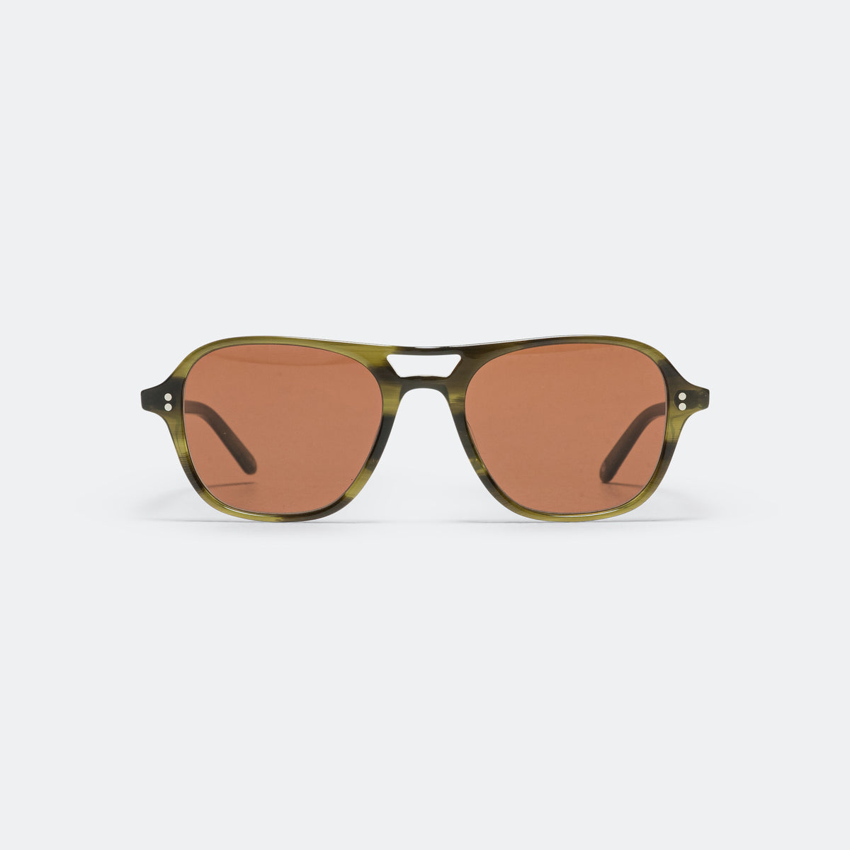 Garett Leight Doc Sunglasses - Willow/Oak | UP THERE