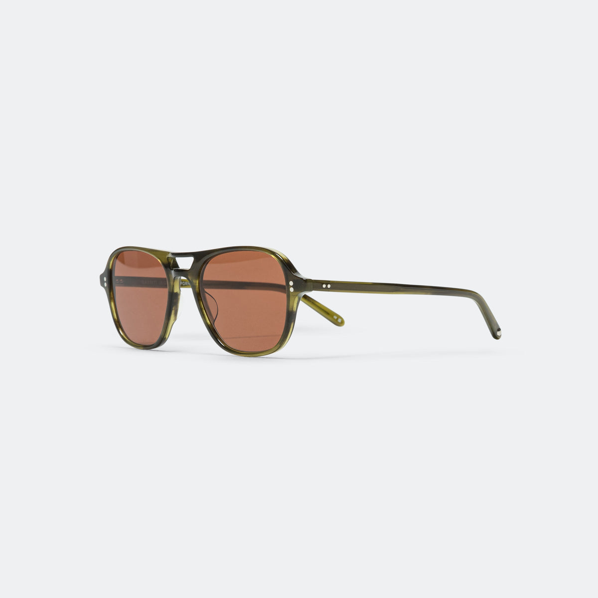 Garett Leight Doc Sunglasses - Willow/Oak | UP THERE