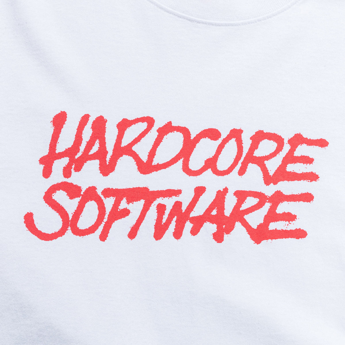 Hardcore Software T-Shirt - White | UP THERE