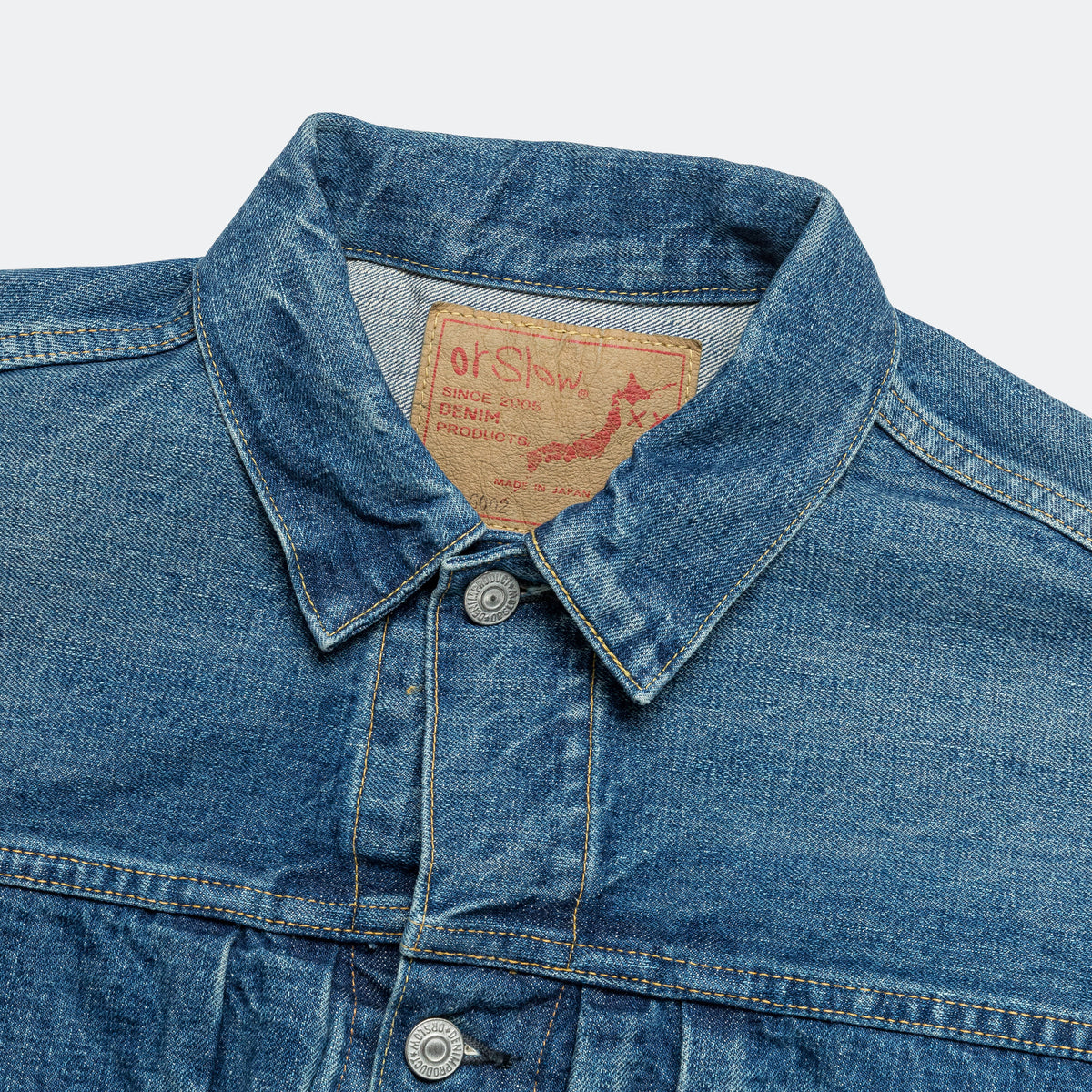 orSlow Type2 1950's Denim Jacket - 2 Year Wash | UP THERE