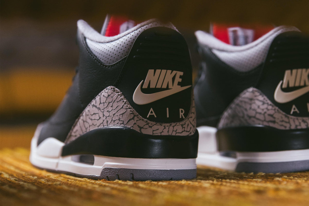 Icon Status: Air Jordan 3 'Black/Cement' | UP THERE