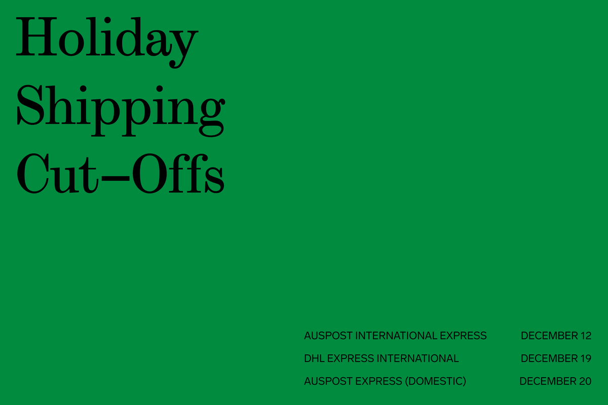 Delivery Cut-Off Dates | UP THERE