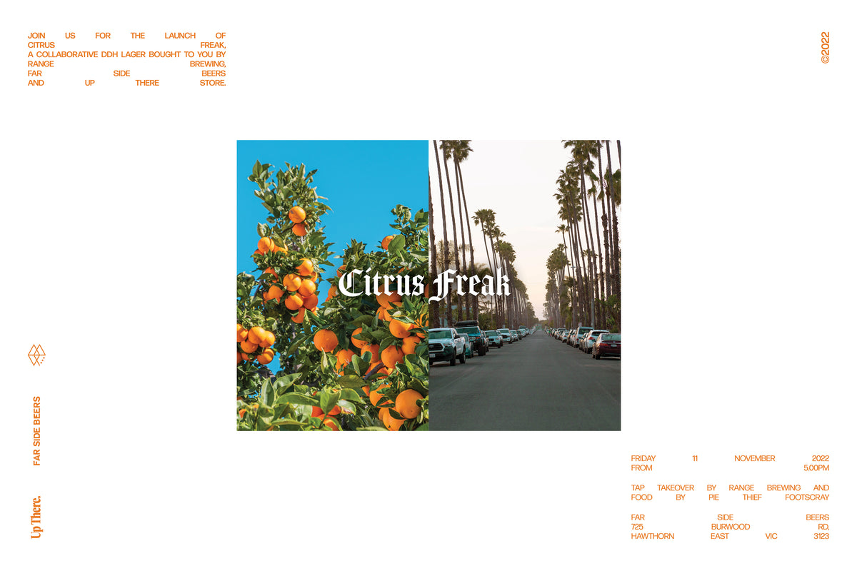 Up There X Range Brewing X Far Side Beers 'Citrus Freak' | UP THERE