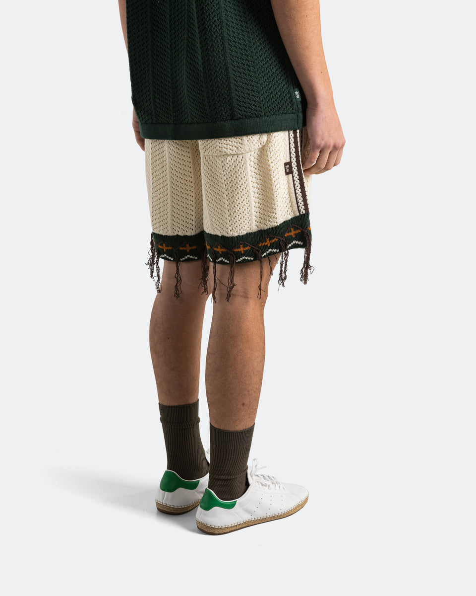 Knit Shorts by Edison Chen x CLOT - Cream White | UP THERE