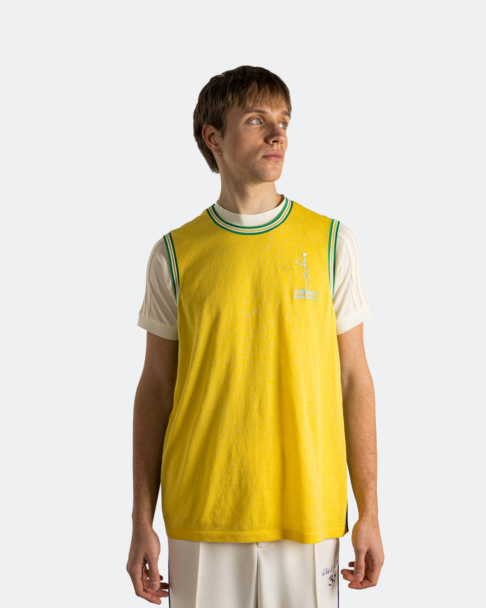 adidas - Jabbar Vest x Wales Bonner - Spring Yellow | UP THERE