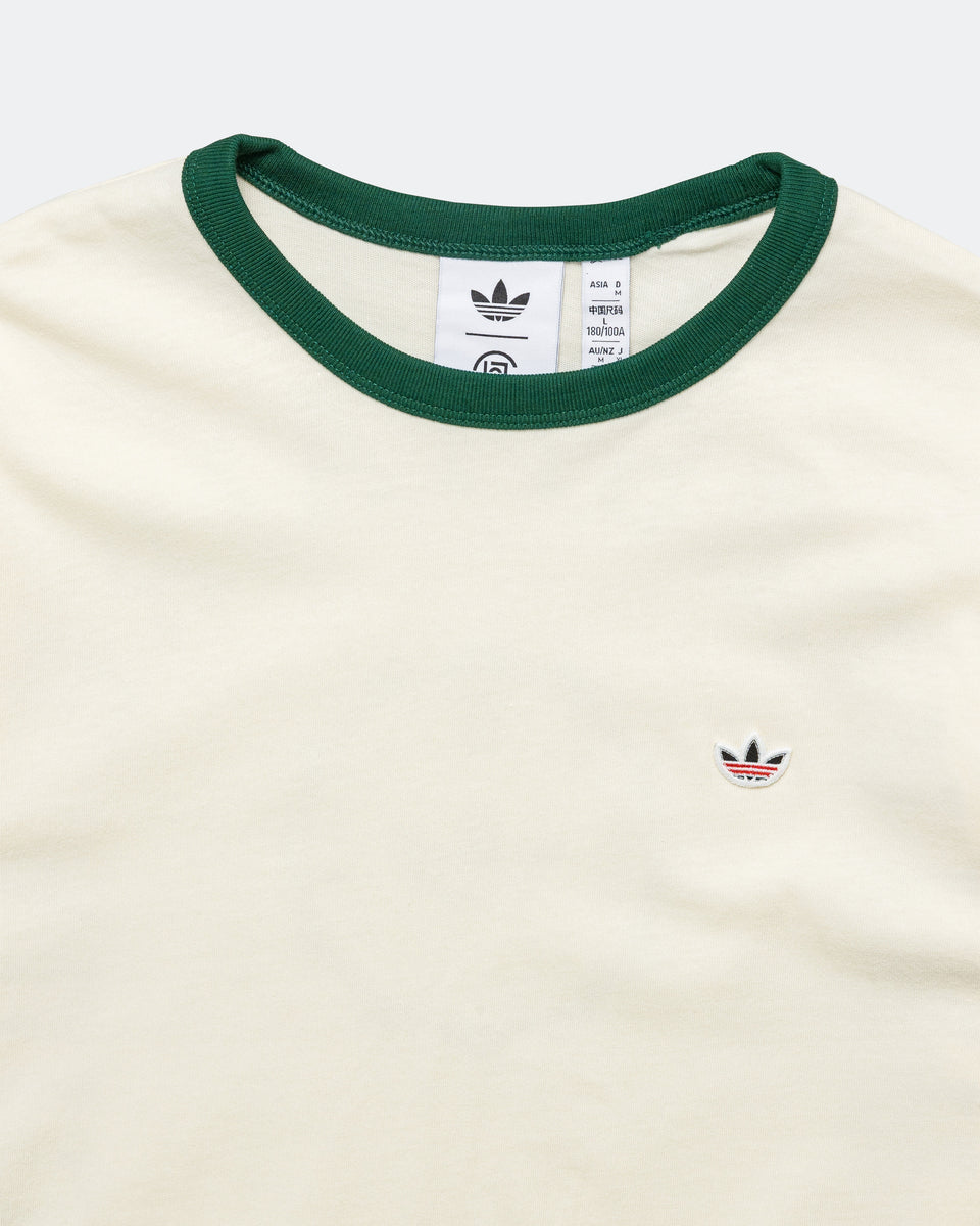 adidas - Longsleeve Tee x CLOT by Edison Chen - Cream White | UP THERE