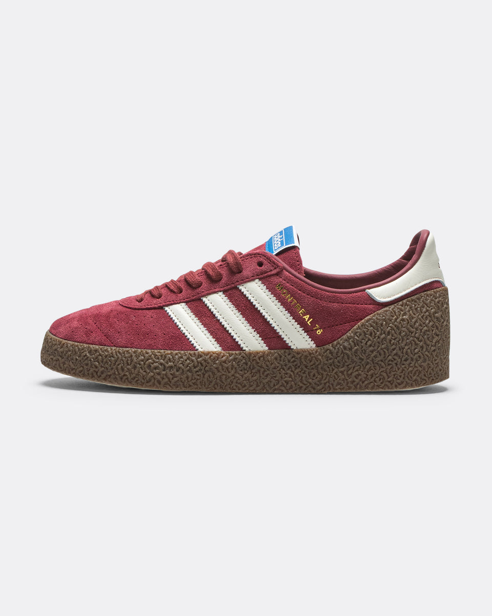 adidas - Montreal 76 - Noble Maroon/Off White-Gum | UP THERE