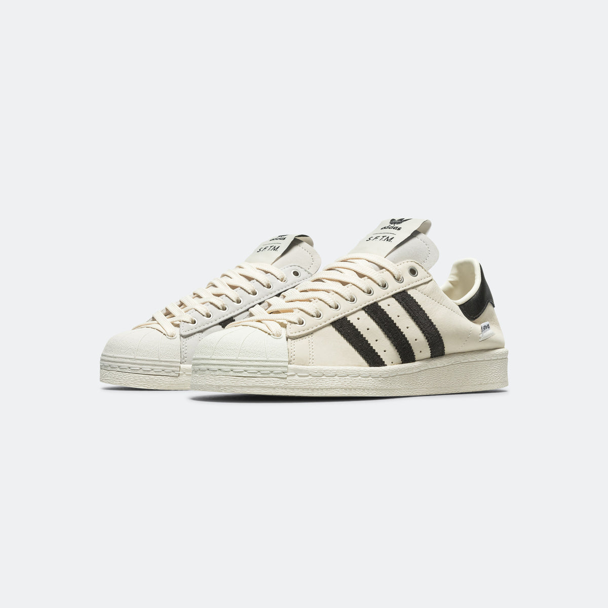 Superstar 82 x SFTM - Cream White/Core Black-Off White | UP THERE