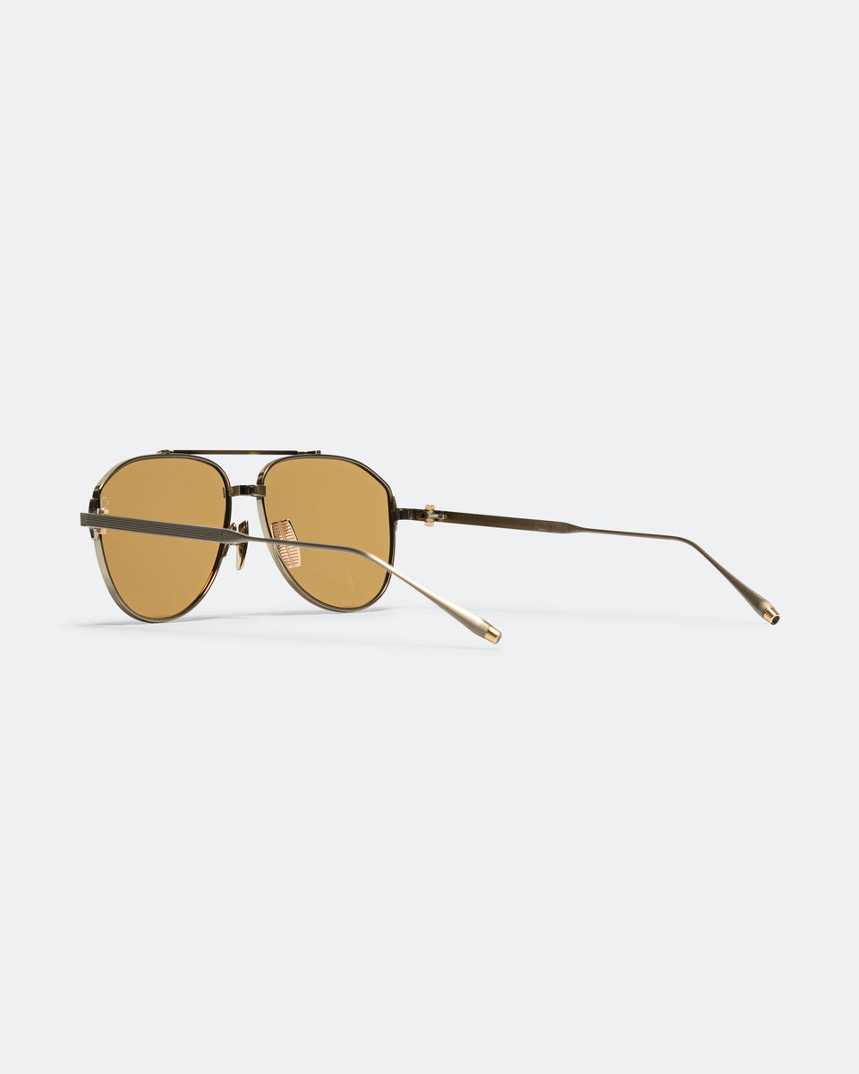 Akoni - Helios - Antique Gold/Gold-Dark Brown Enamel | UP THERE