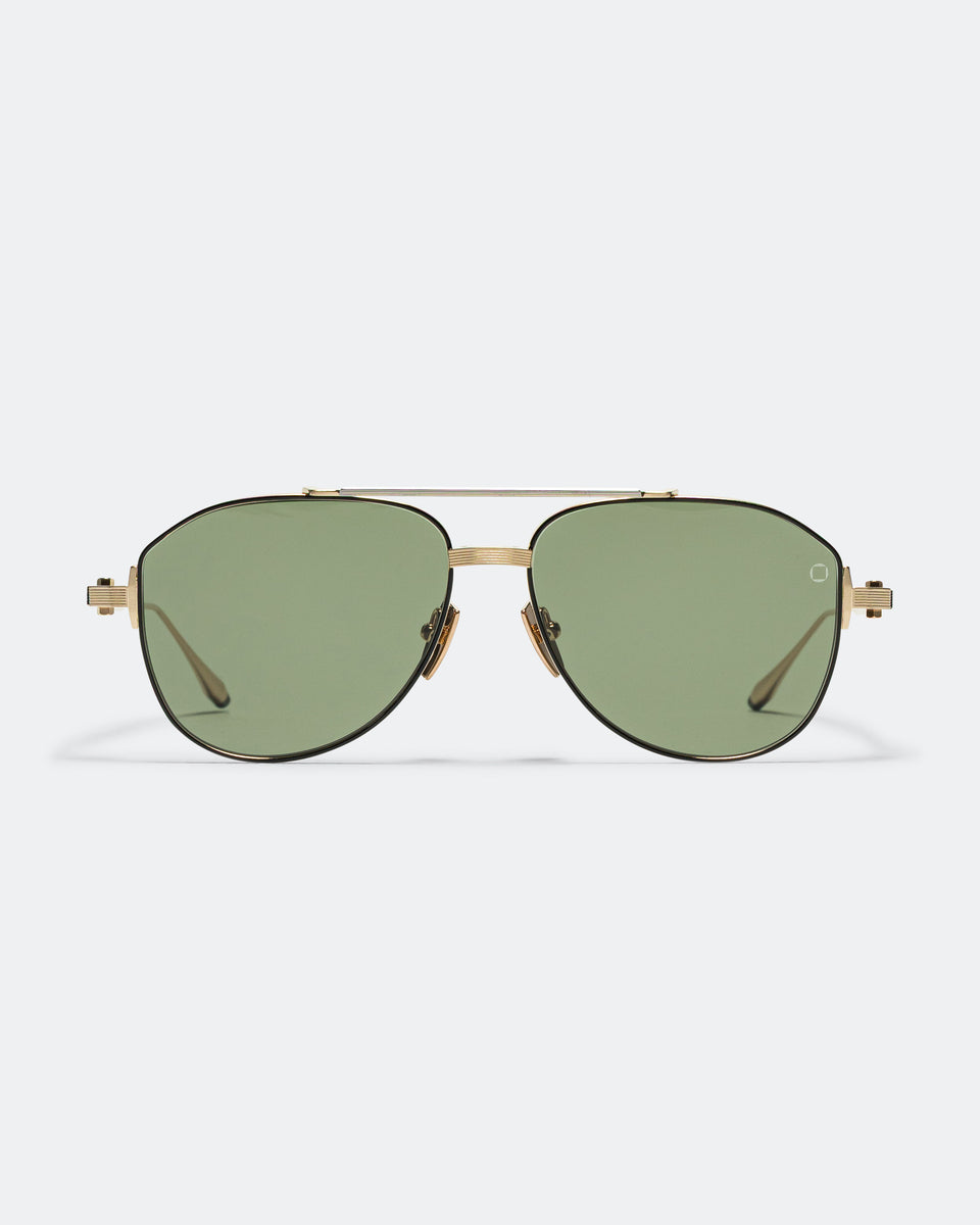Akoni - Helios - Brushed Gold/Black Palladium-Black Enamel | UP THERE