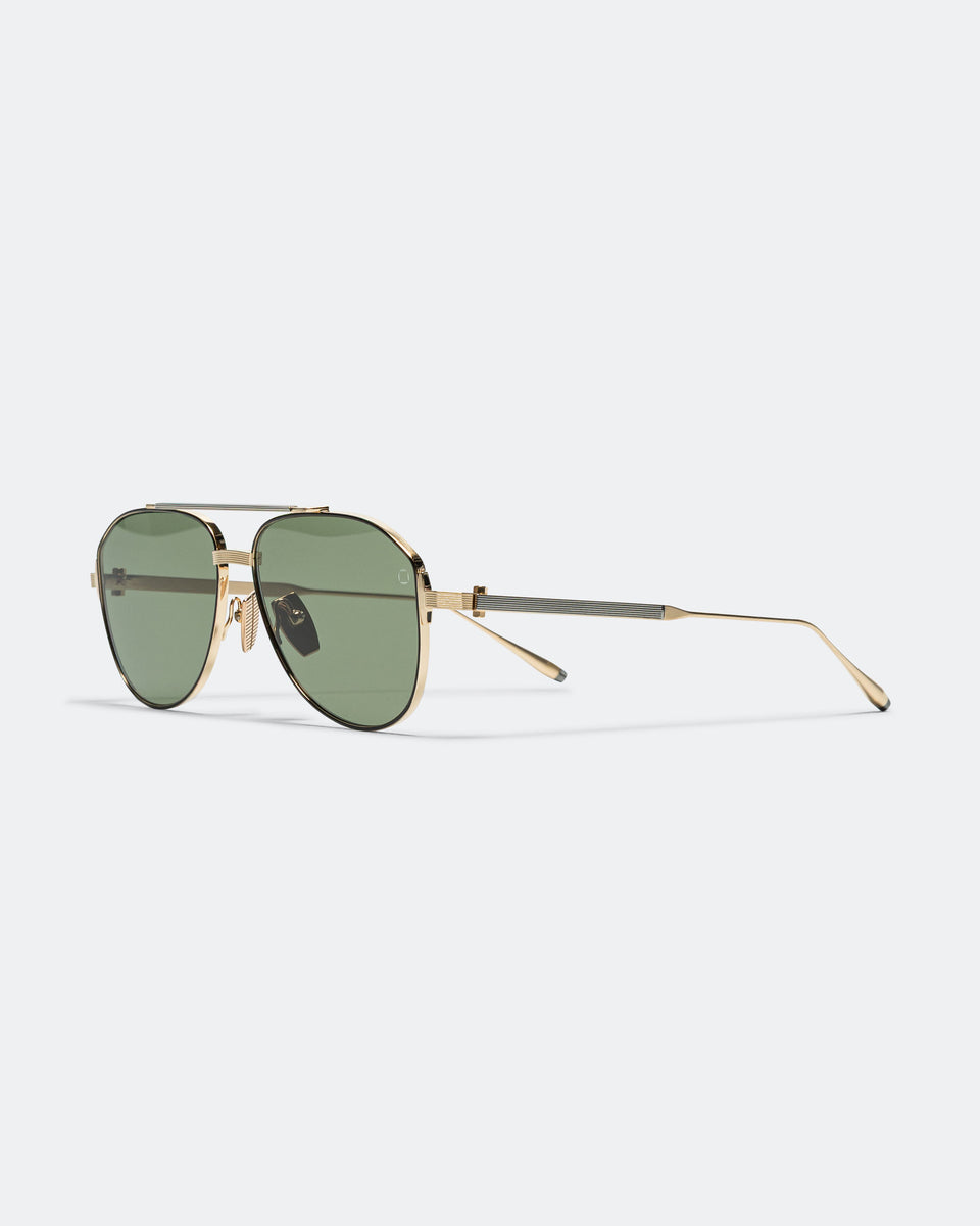 Akoni - Helios - Brushed Gold/Black Palladium-Black Enamel | UP THERE