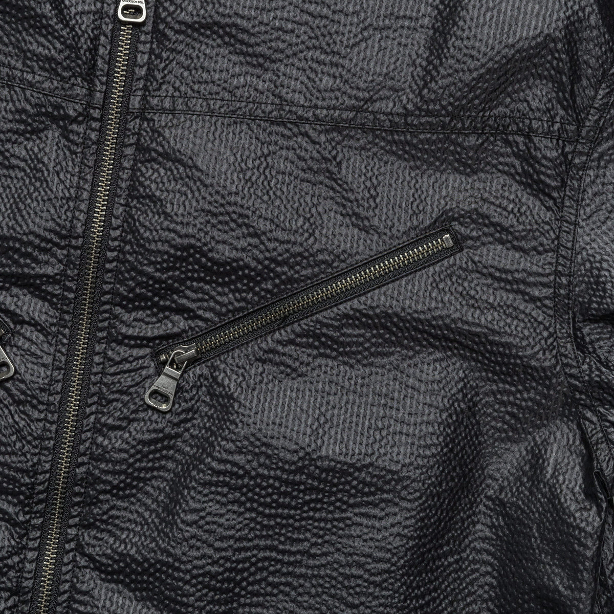 Convex Collarless Jacket - Black | UP THERE