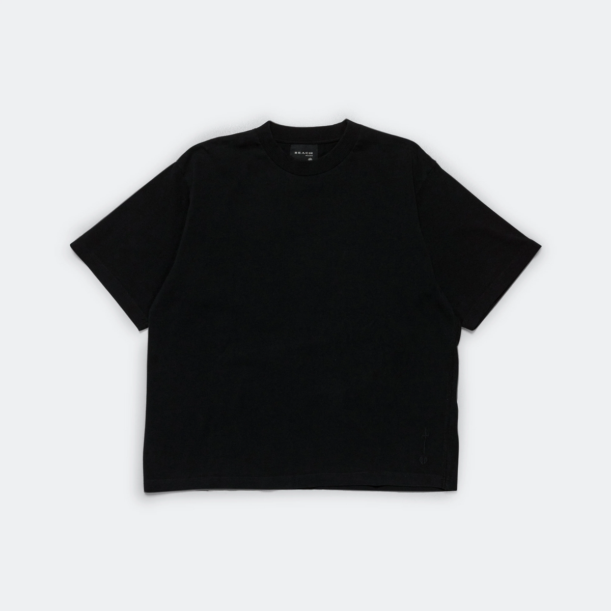 Boxy Tee - Black | UP THERE
