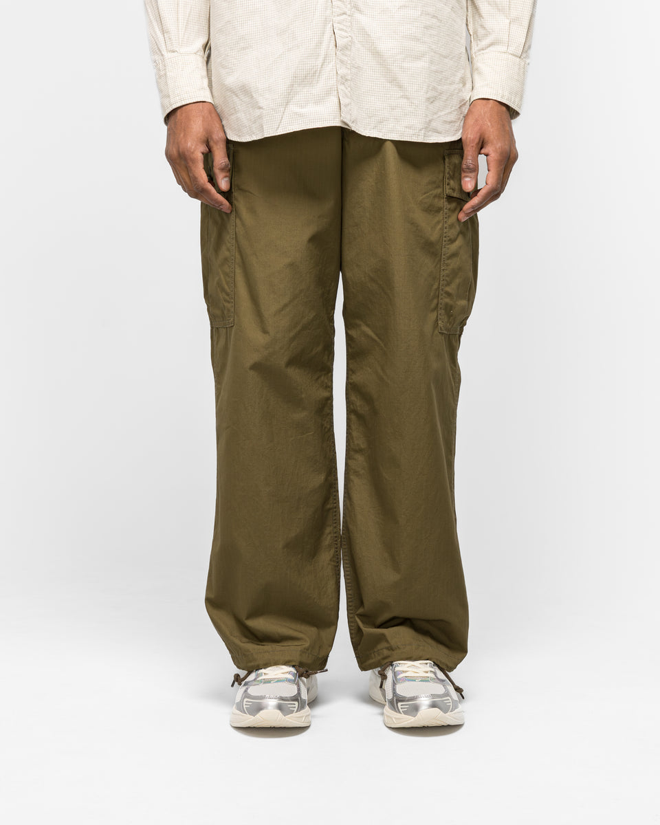 Beams Plus - MIL 6Pocket 80/3 Rip Stop Pants - Olive | UP THERE