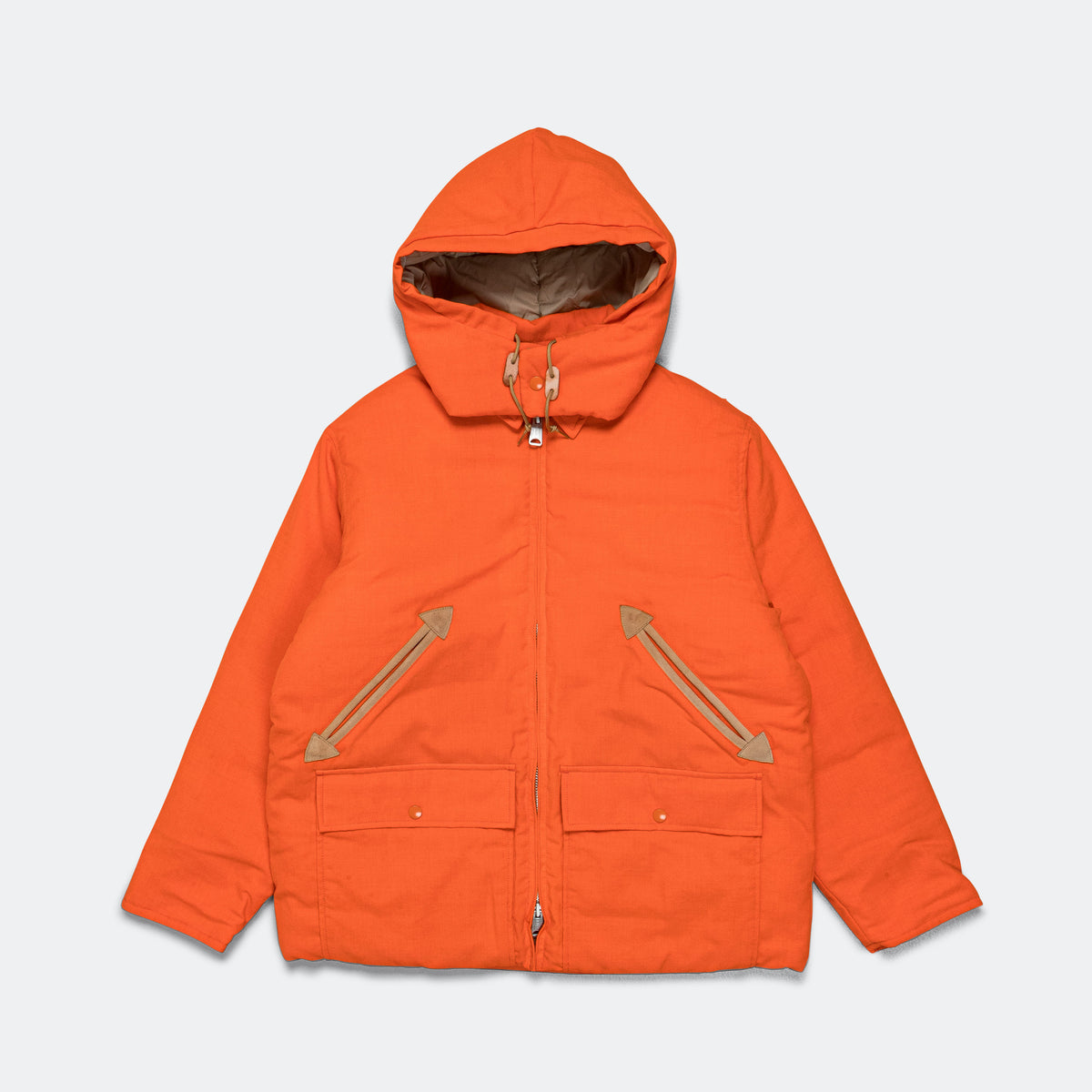 BEAMS Plus Puffer Hunting Jacket - Orange | UP THERE