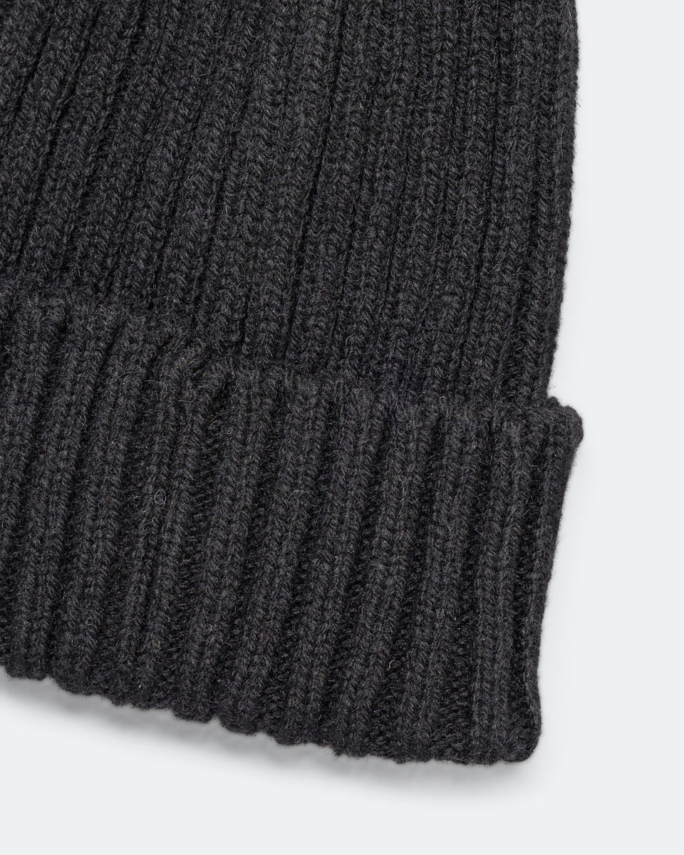 Beams Plus - Wool Watch Cap - Black | UP THERE