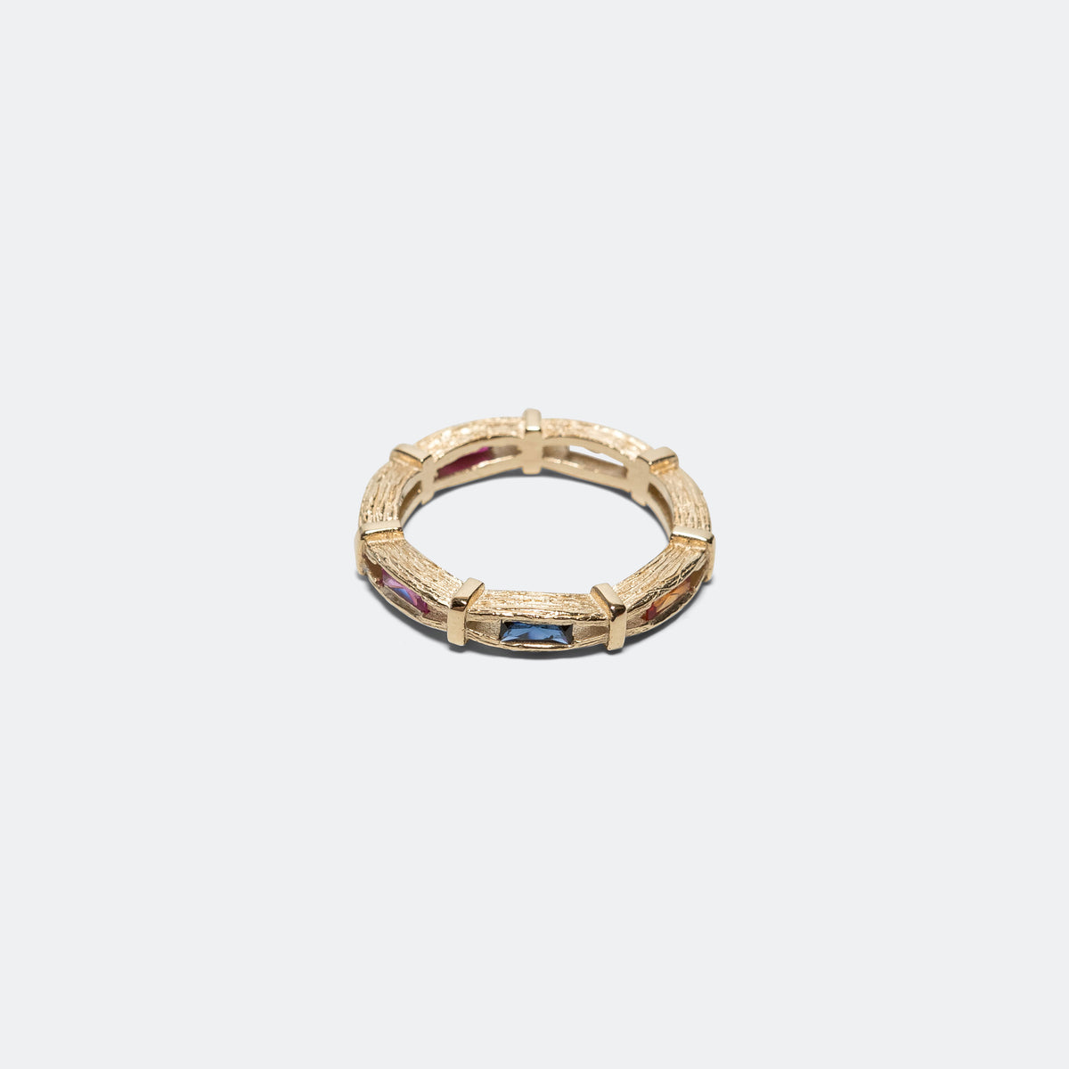 Bleue Burnham Bound Oak Eternity Ring - 9K Gold | UP THERE