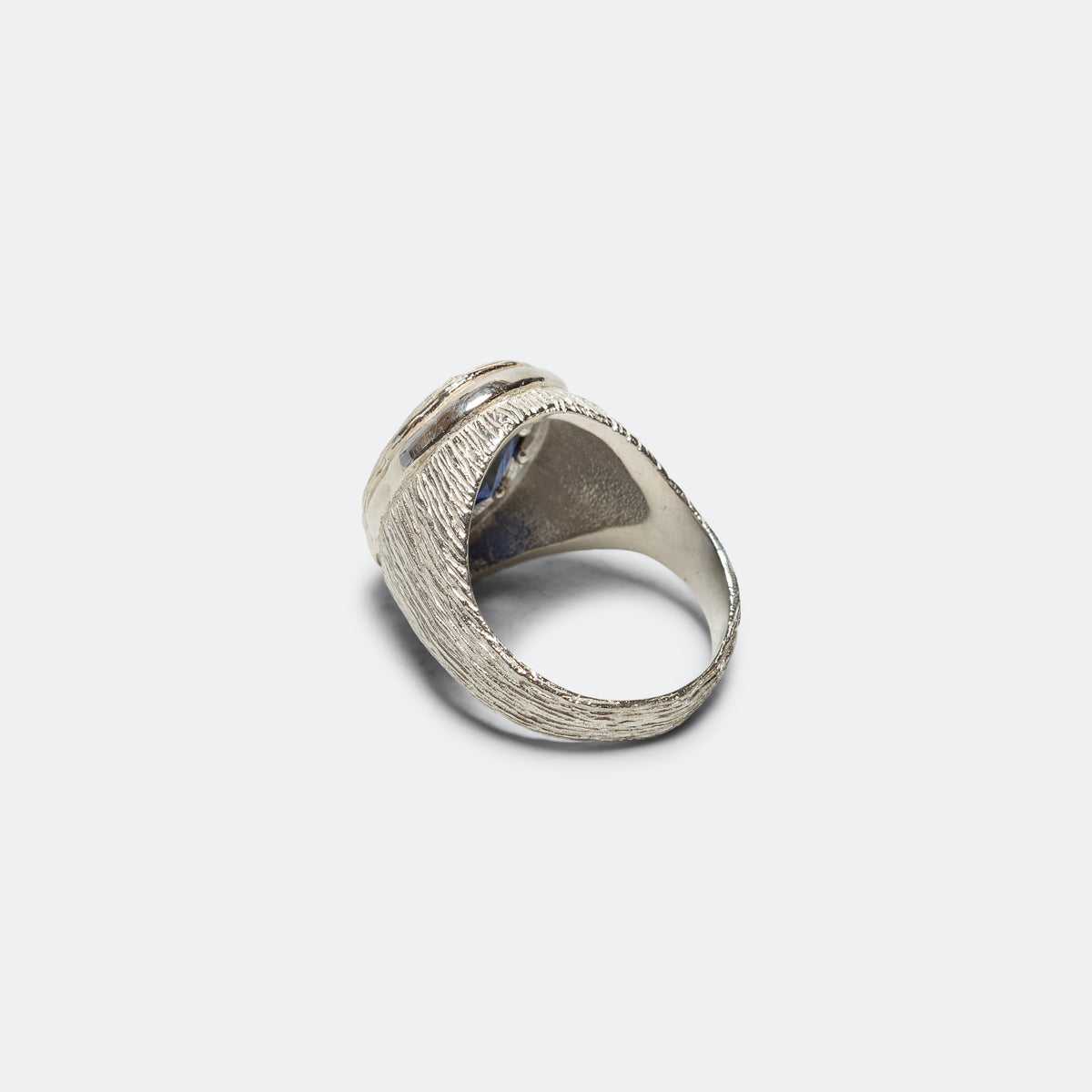 Bleue Burnham Mirror Ring - 925 Silver/Blue Sapphire | UP THERE