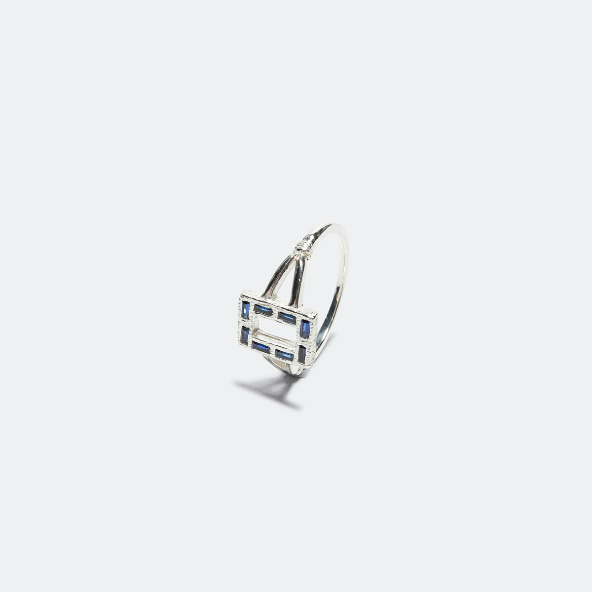 Bleue Burnham Rosetti Ring (Blue) - 925 Silver | UP THERE