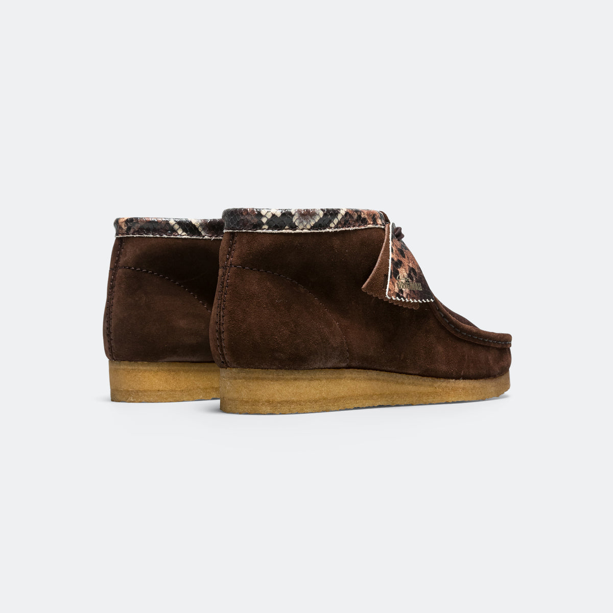 Clark's Originals Wallabee Boot - Brown Snake | UP THERE