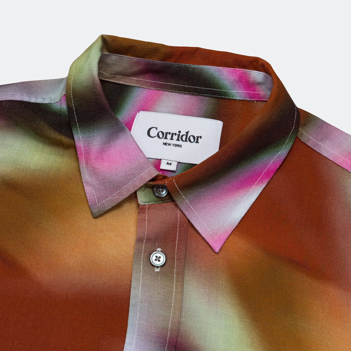 Corridor Colour Blur Shirt - Orange | UP THERE