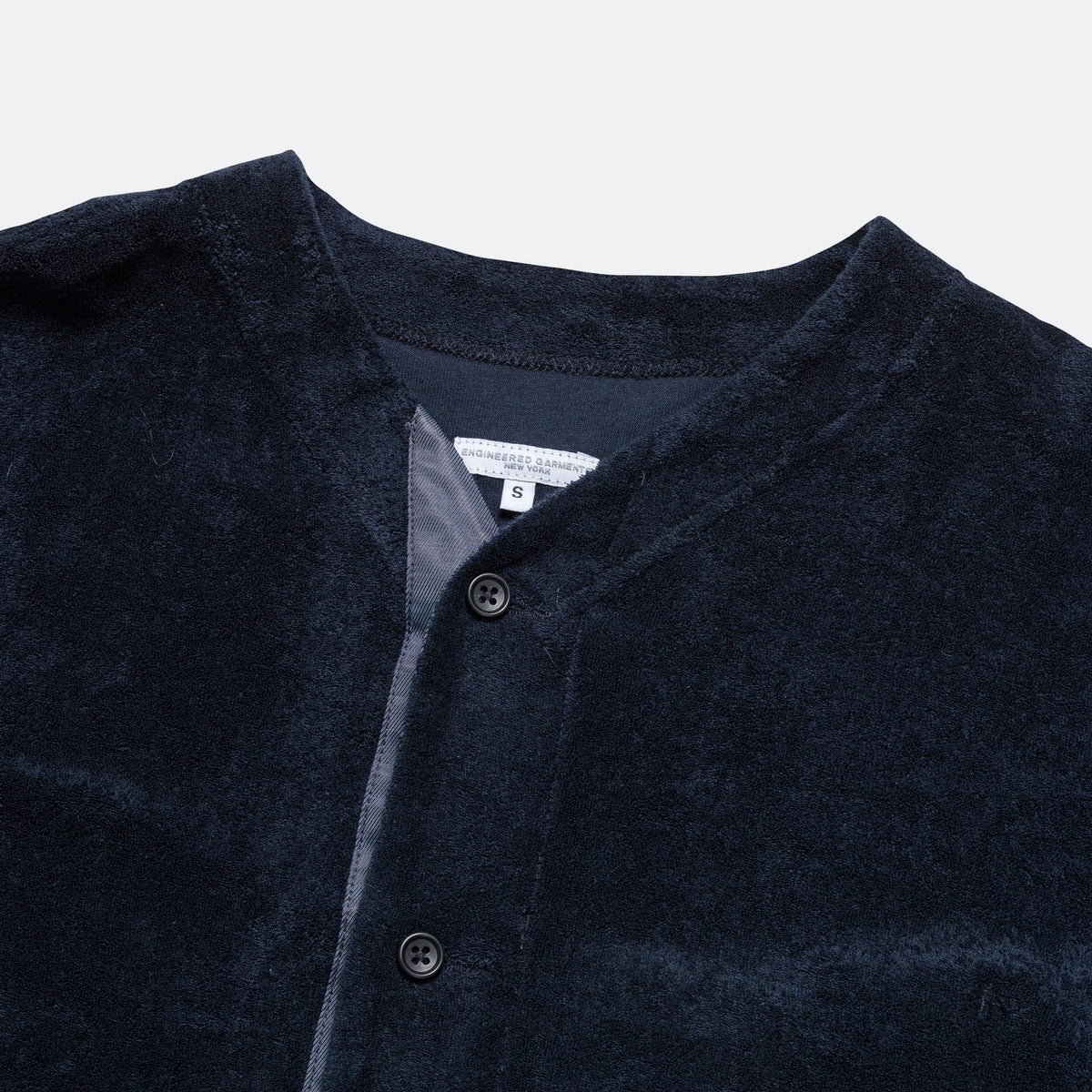 Knit Cardigan - Navy CP Velour | UP THERE