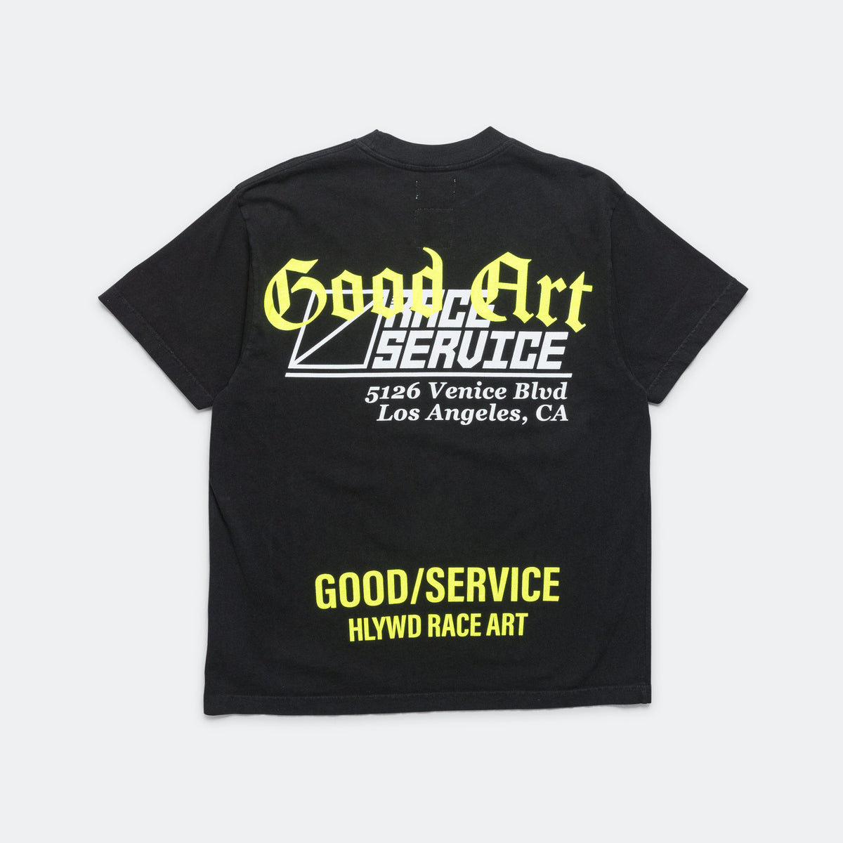 SS T-Shirt x Race Service - Faded Black | UP THERE