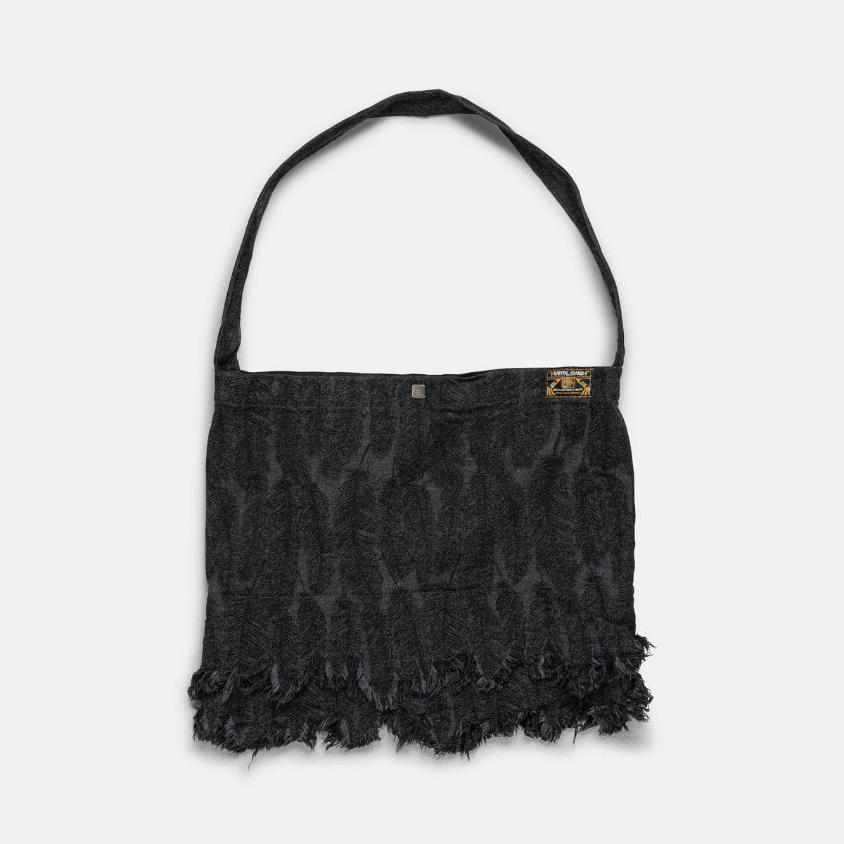 12oz MAGPIE Denim MEDICINE Bag - Black/Black | UP THERE