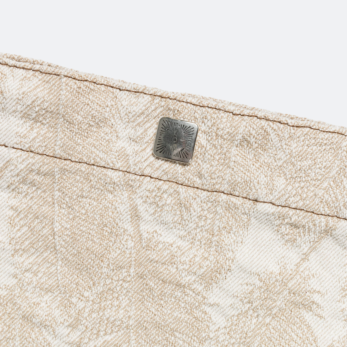 12oz MAGPIE Denim MEDICINE Bag(L) - Ecru | UP THERE