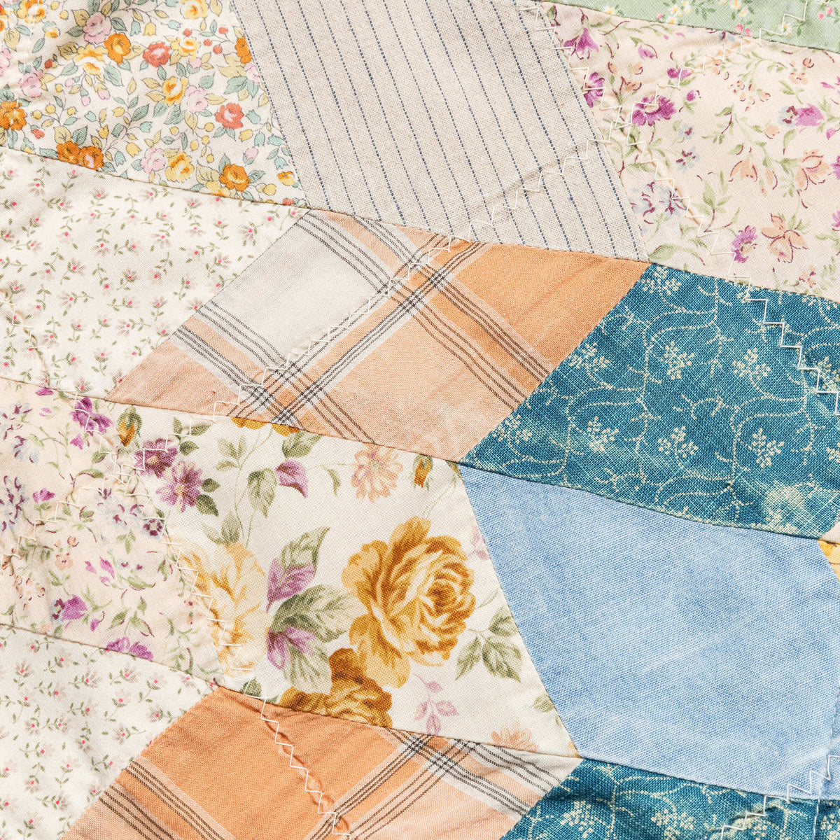 Kapital YABANE Quilt Patchwork Drizzler JKT - Ecru | UP THERE