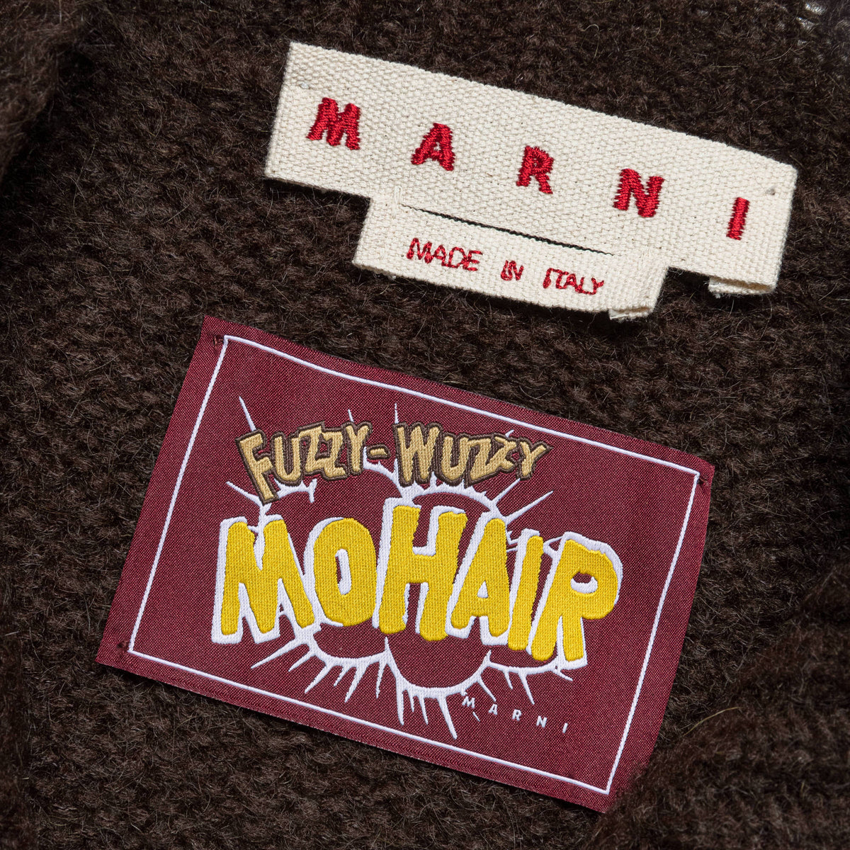 Marni Fur Cardigan - Brown | UP THERE