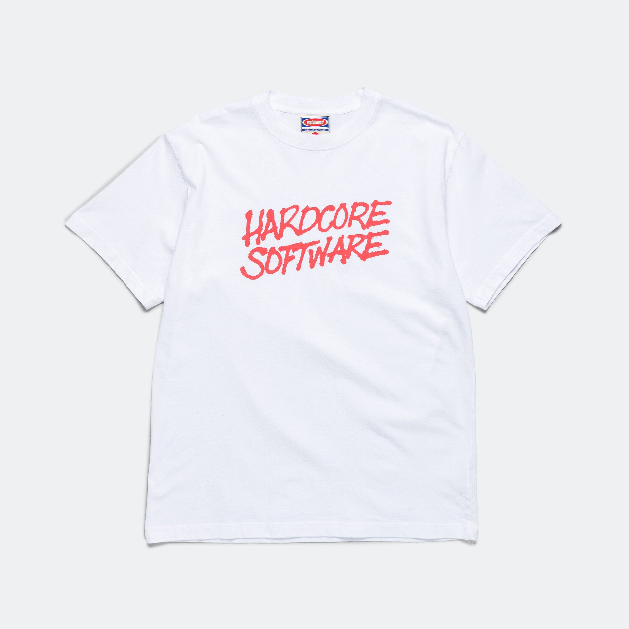 Hardcore Software T-Shirt - White | UP THERE