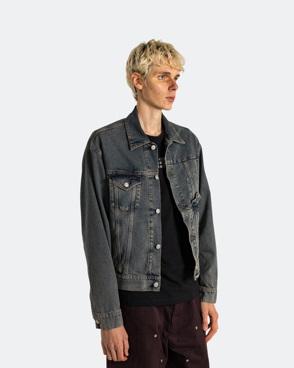 MM6 - Denim Sports Jacket - Light Grey | UP THERE