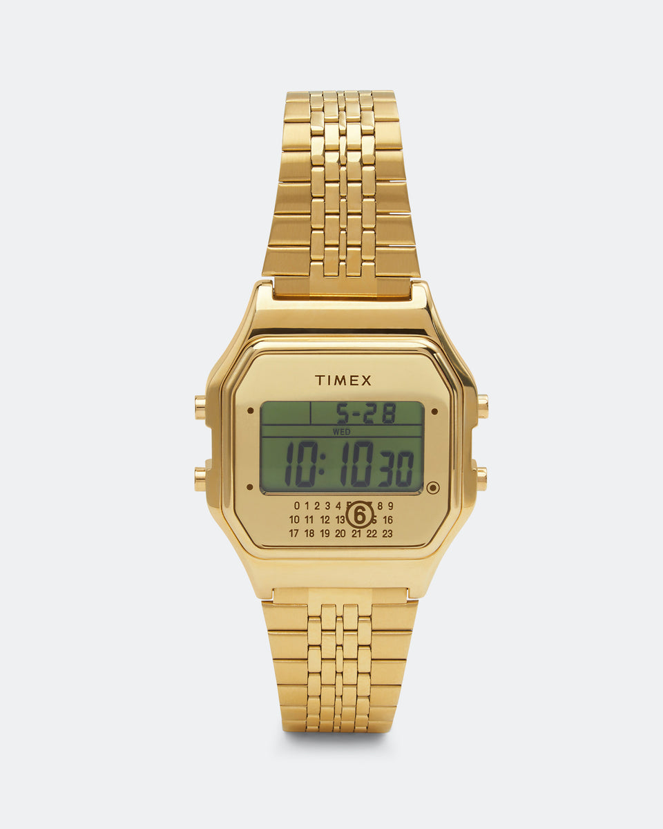 MM6 - Timex x MM6 T80 Gift Set w/ Extra Bracelet - Gold Tone | UP THERE