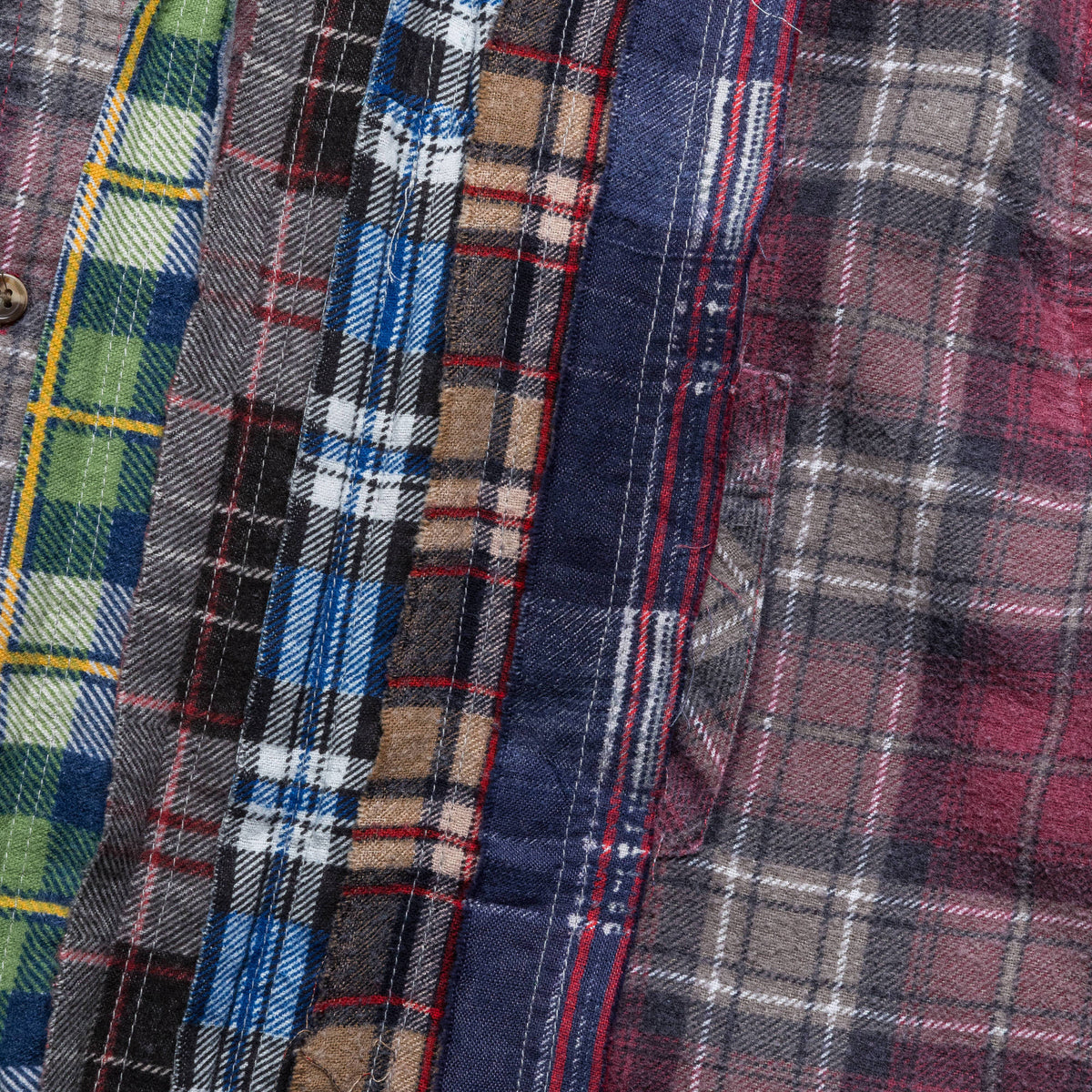 Needles FW24 Rebuild Flannel Ribbon Shirt - Medium #8 | UP THERE