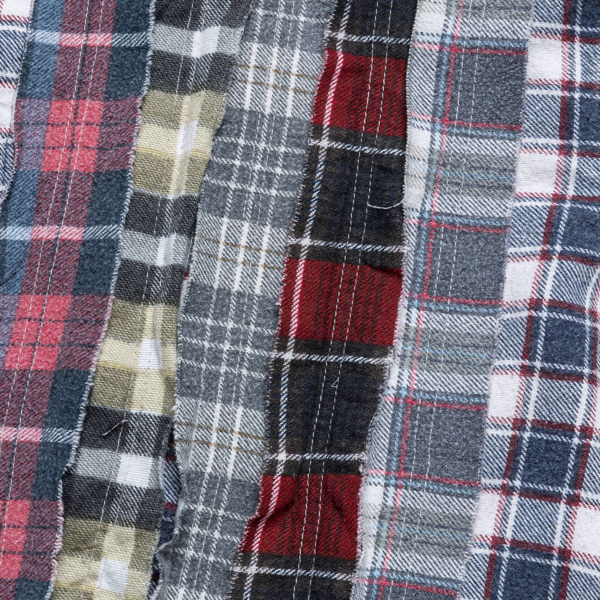 Needles FW24 Rebuild Flannel Ribbon Shirt - X-Small #2 | UP THERE