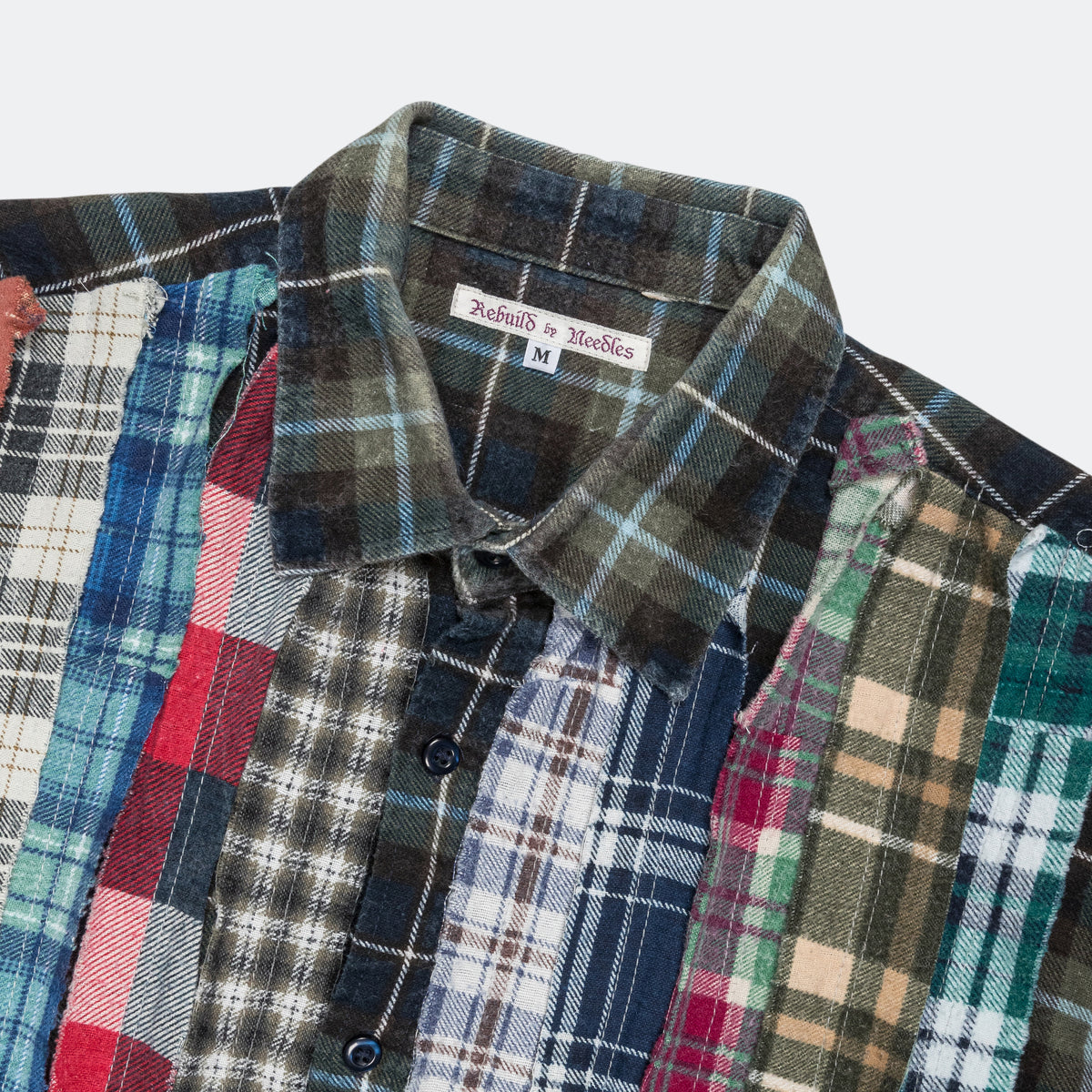 Rebuild Flannel Ribbon Shirt SS25 - Medium #4 | UP THERE