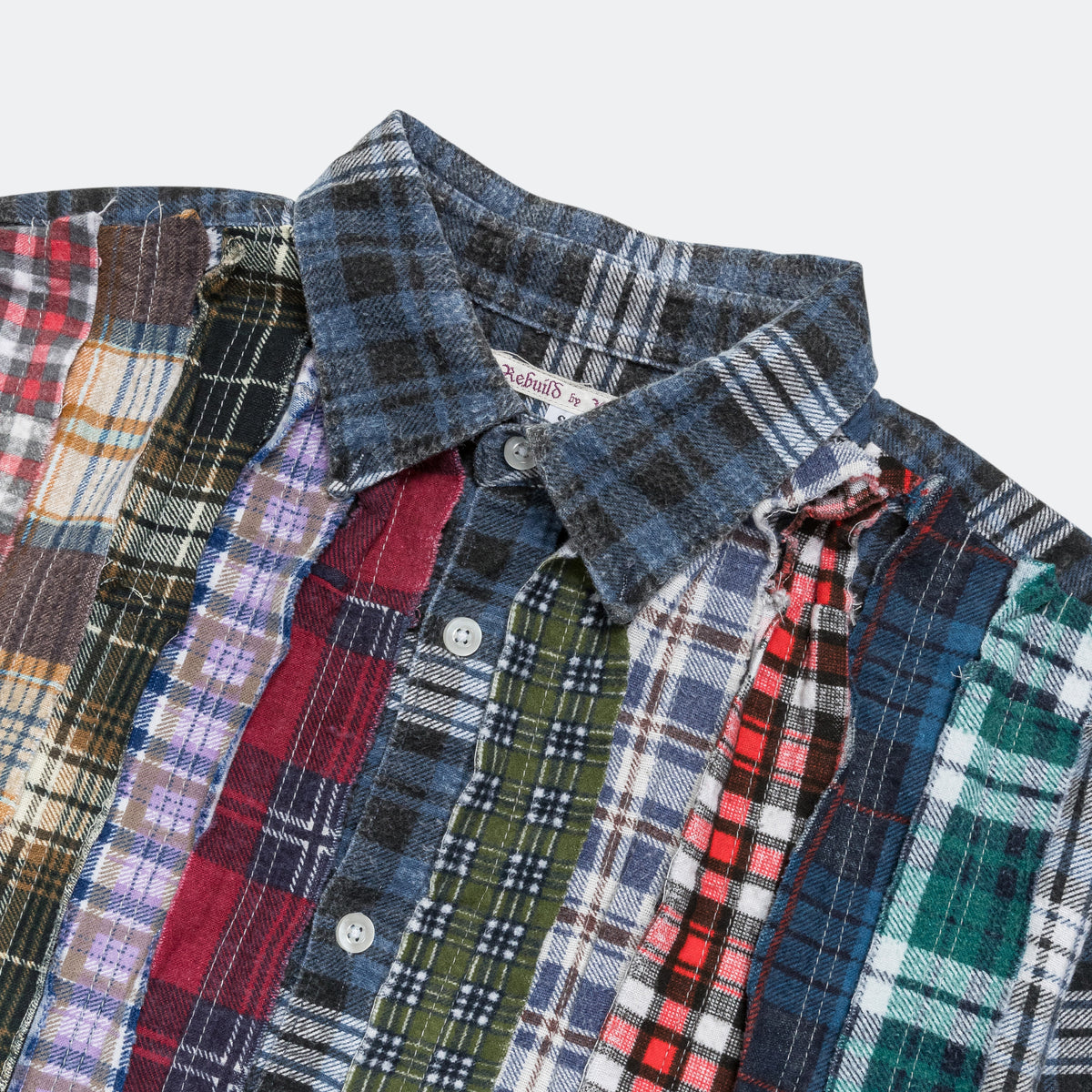 Rebuild Flannel Ribbon Shirt SS25 - Small #2 | UP THERE