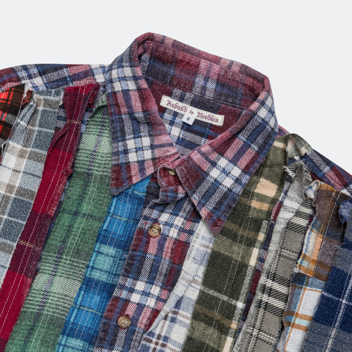 Rebuild Flannel Ribbon Shirt SS25 - Small #3 | UP THERE
