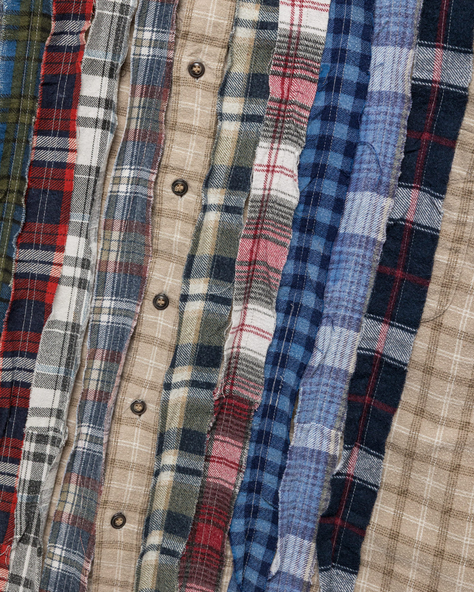 Needles - Rebuild Flannel Ribbon Shirt SS26 - Medium #2 | UP THERE