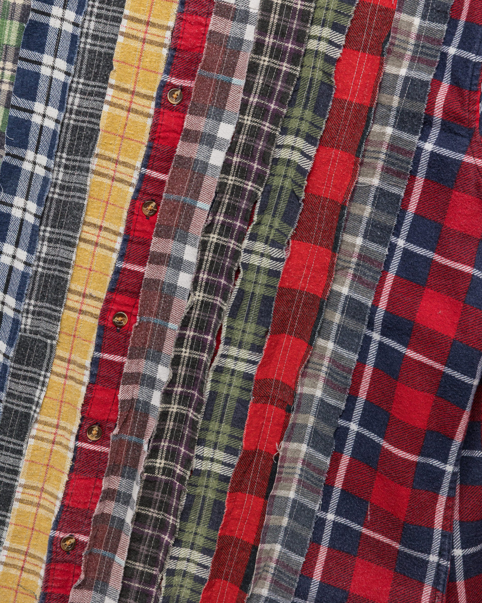 Needles - Rebuild Flannel Ribbon Shirt SS26 - Medium #3 | UP THERE