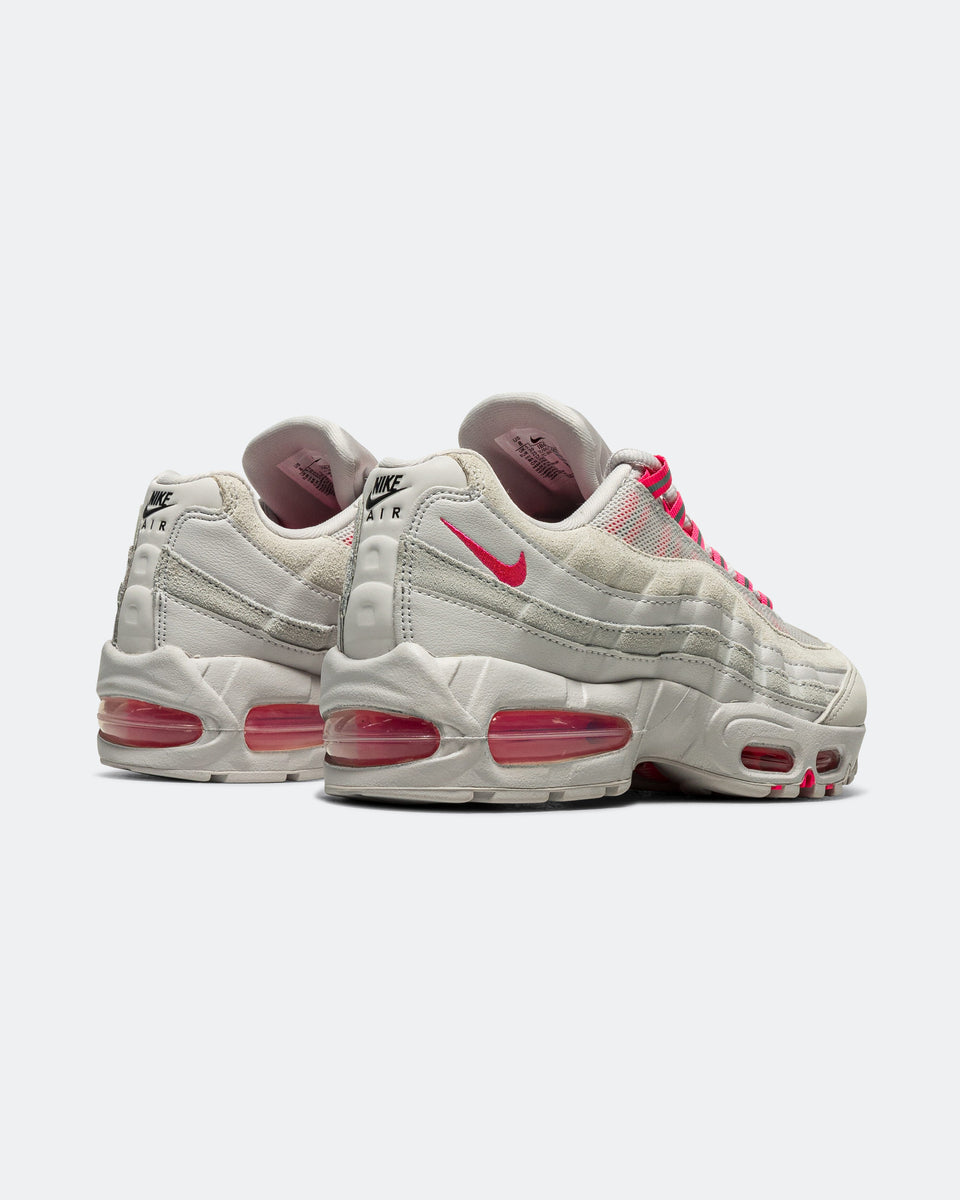 Nike - Womens Air Max 95 Big Bubble - Vast Grey/Hyper Pink-Pure Platin ...