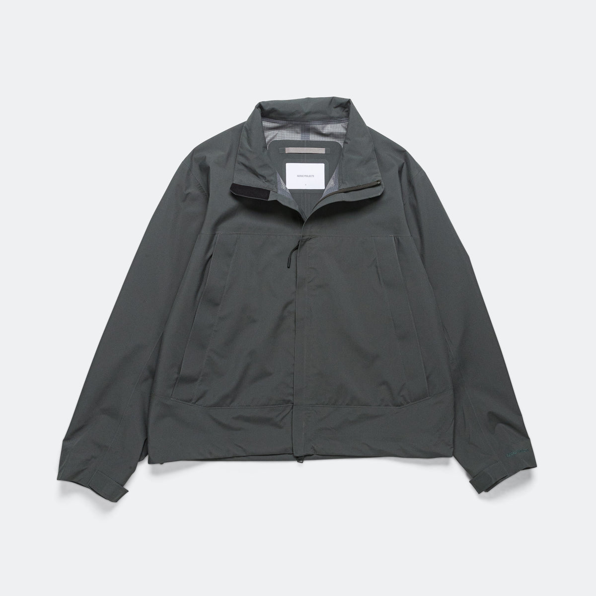 3L Waterproof Stand Collar Jacket - Black Olive | UP THERE
