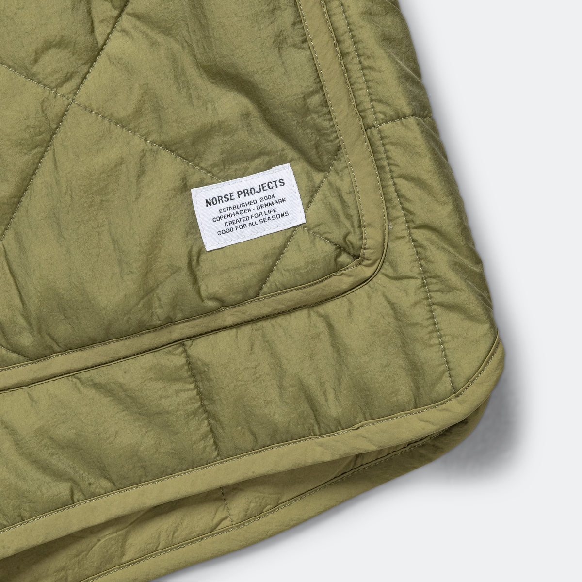 Military Hooded Liner Jacket - Moss Green | UP THERE