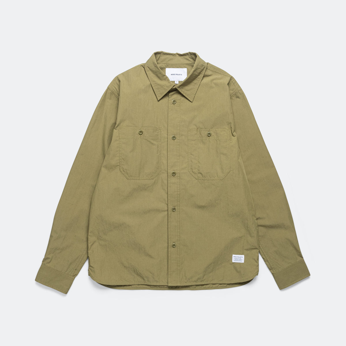 Silas Tech Poplin Shirt 2.0 - Moss Green | UP THERE