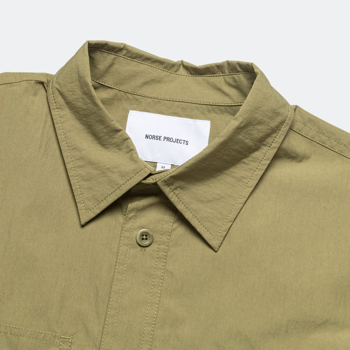 Silas Tech Poplin Shirt 2.0 - Moss Green | UP THERE