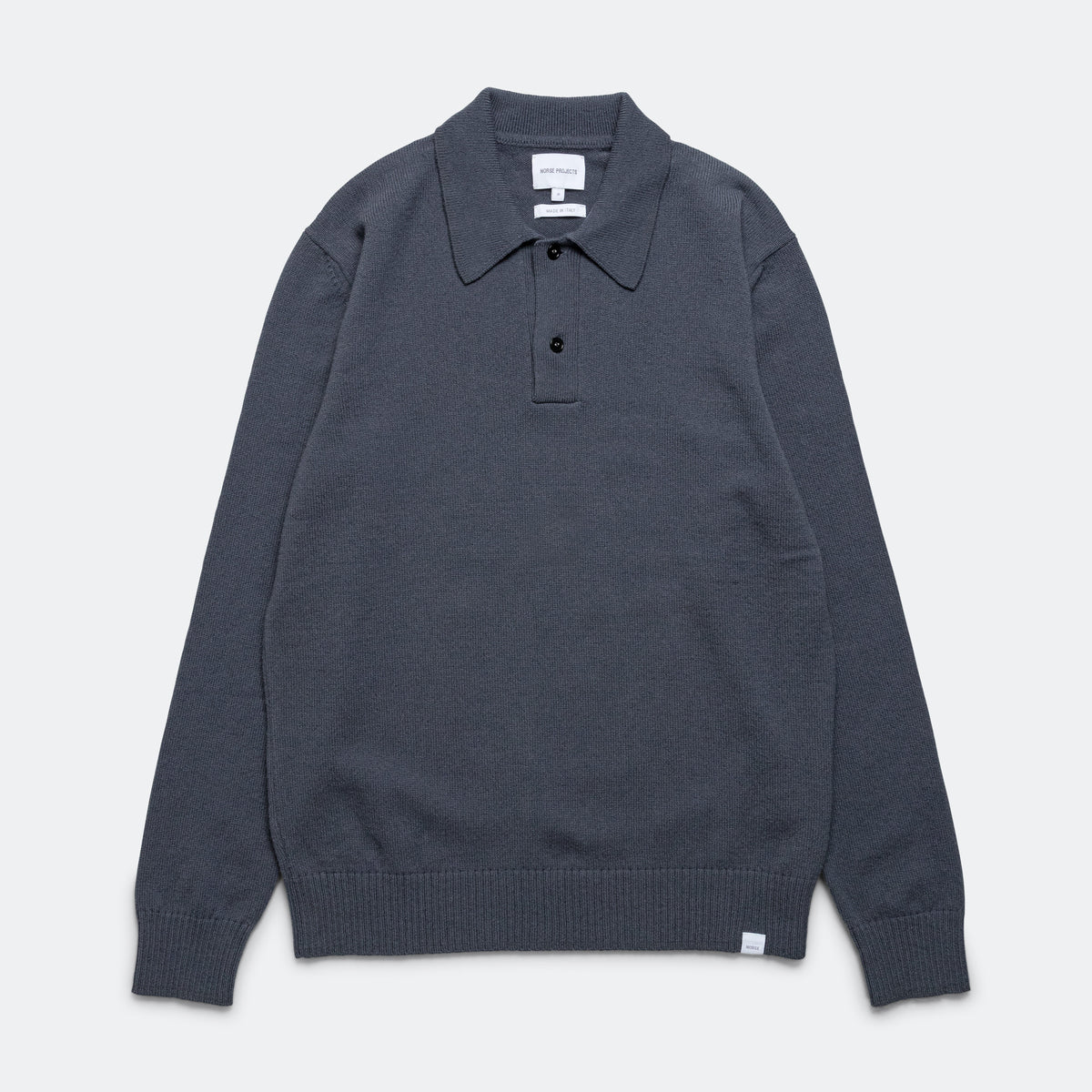 Standard Merino Lambswool Polo - Orion Blue | UP THERE