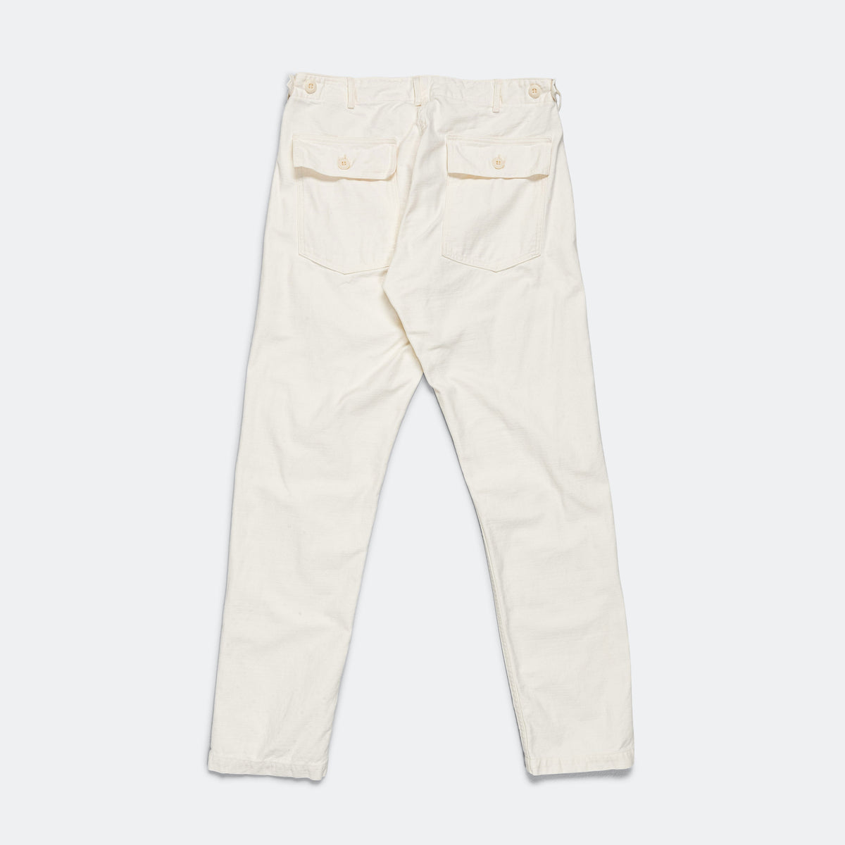 OrSlow Slim Fit Fatigue Pants Ecru Up There UP THERE orslow-slim-fit-fatigue-pants-ecru-up-there-up-there