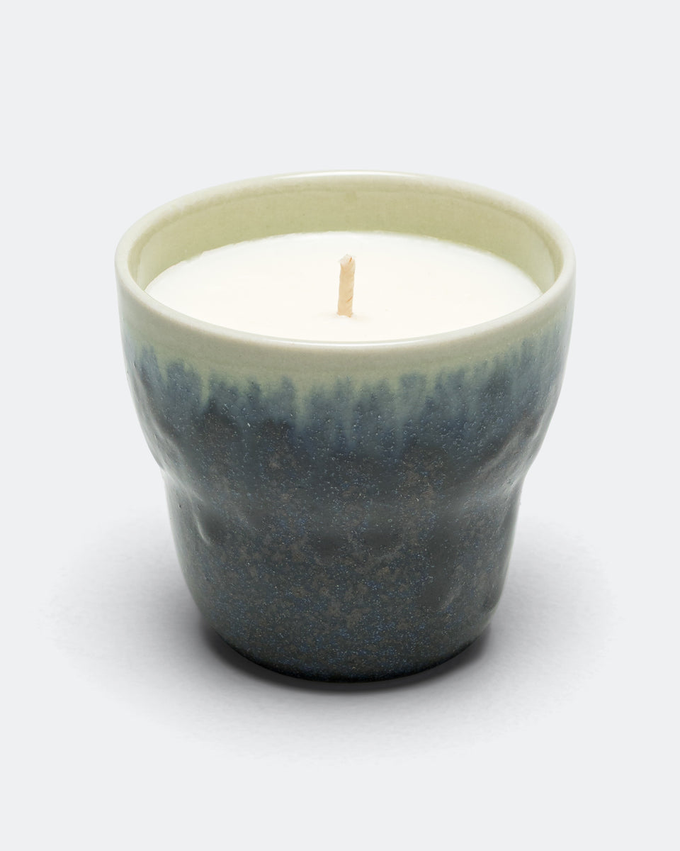 Provider Store - Inaba Pinch Candle - Indigo/Cream | UP THERE