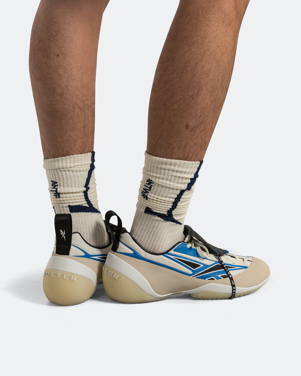 Socks x Botter - Dirty White/Navy | UP THERE